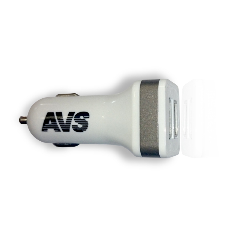 USB автомобильное зарядное устройство AVS 2 порта UC-323 (3,6А) купить в Минске